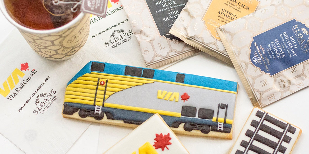 Sloane Tea Aboard VIA Rail
